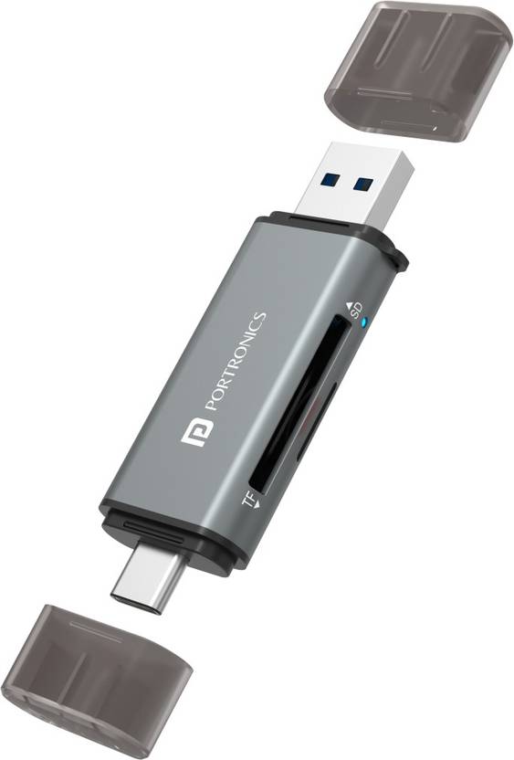 Portronics Mport 30 USB 3.0 & Type-C 2-in-1 SD Card Reader Price in ...