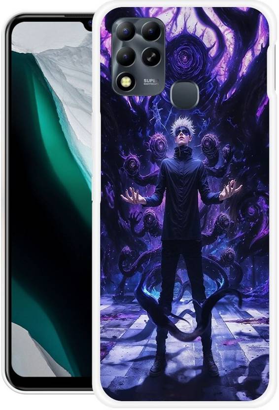 INTELLIZE Back Cover for Infinix Hot 12 SATORU GOJO, FRIENDSHIP, ANIME ...