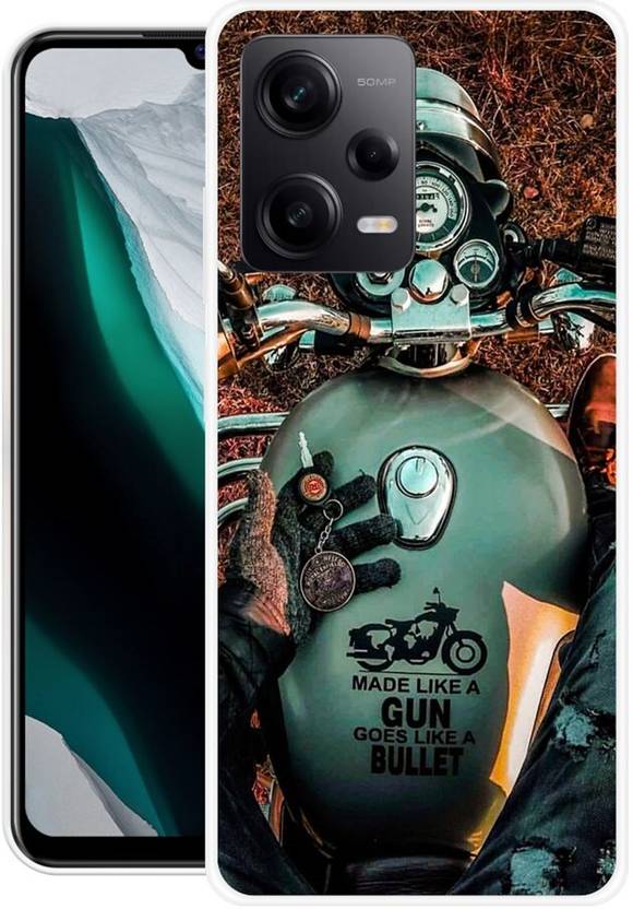 INTELLIZE Back Cover for REDMI Note 12 Pro 5G BIKE, BULLET, RIDE, RIDER ...