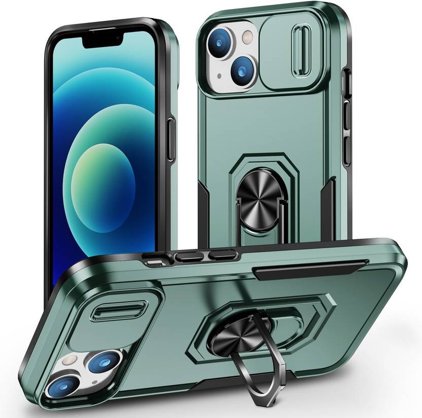 Moshking Back Cover for IPhone 14 Plus, 360° Protection | Rotate Ring ...