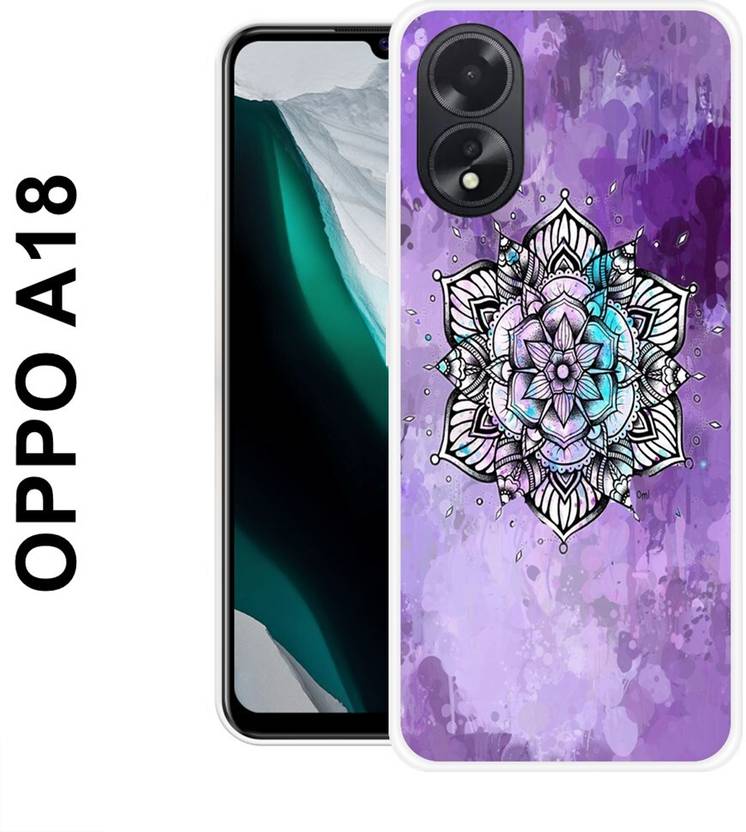 MOBECARE Back Cover for OPPO A18 MANDALA, ART, MANDALA DESIGN, TEXTURE ...