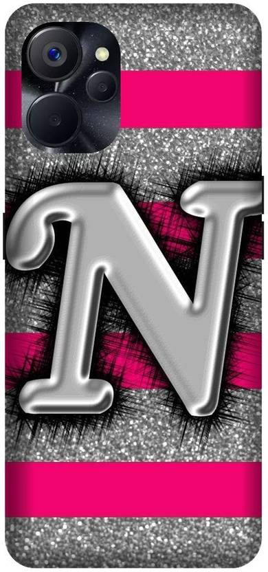 PHONE WALEY.COM Back Cover for Realme 9i 5G,RMX3612,N letter,N name,N ...