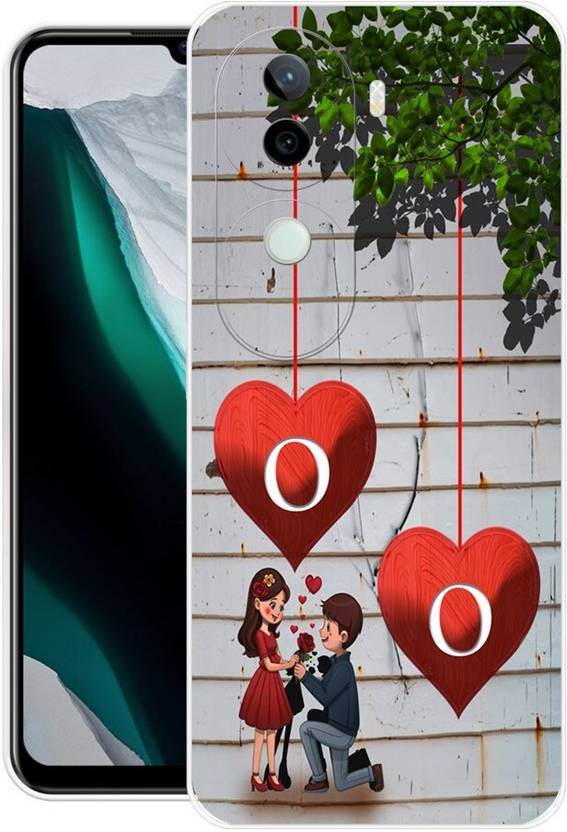 Inditex Back Cover for Vivo V40e 5G, O,O, COUPLES, NAME, LETTER ...