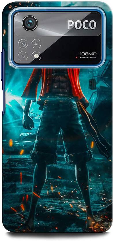 INTELLIZE Back Cover for POCO X4 Pro 5G LUFFY ONE PIECE, LUFFY, ANIME ...