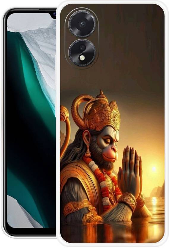 PHONE WALEY.COM Back Cover for OPPO A18 ,CPH2591, HANUMAN JI , LORD ...