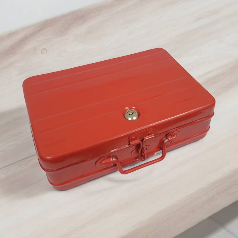 JAYCO Aluminium Peti with Lock - 12" Red Metal Box Price in India - Buy ...