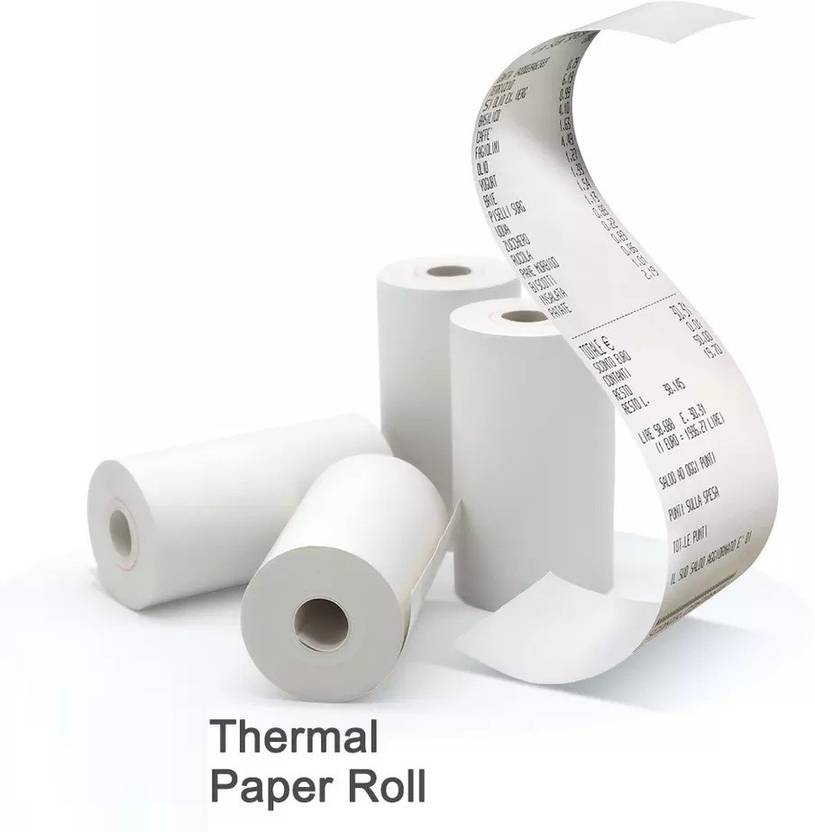 CLAPPERZZ Billing Machine/POS Machine Rolls 2 inch- 57mm(Width) x 25 ...