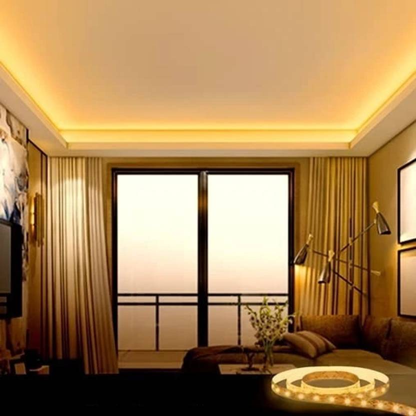 Hybrix 2835 Ultra Bright LED False Ceiling Cove Light (4 Mtr) With ...