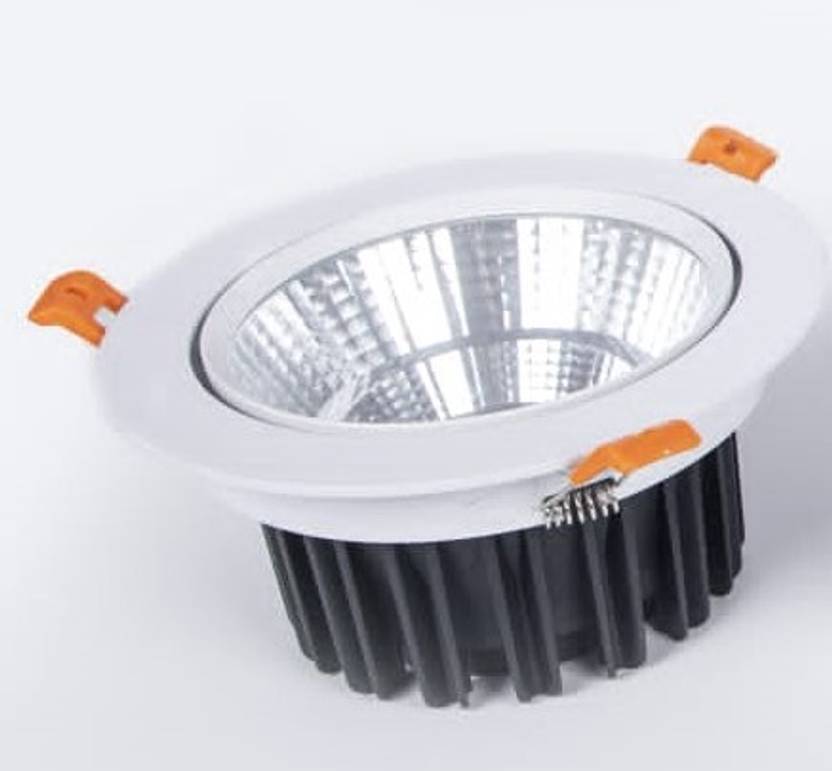 RADIANT LED COB Down Light -(Natural White, 36 Watt) (16 cm x 16 cm x 7 ...