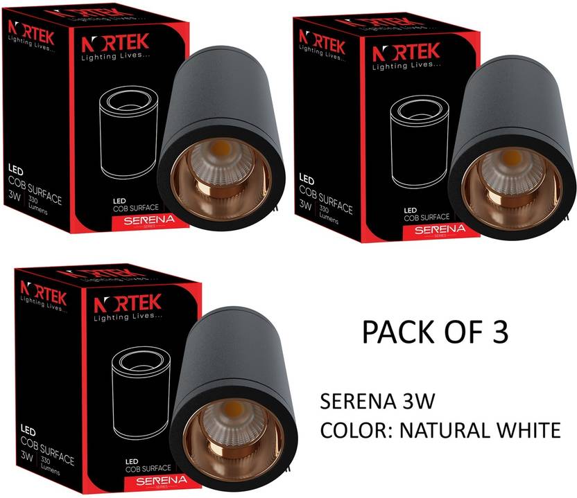 Nortek Serena 3W Cylindrical Cob LedLight BlackBody RoseGold Reflector ...