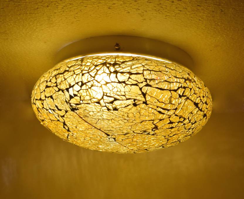 CRAFTVERRE Colored Glass Ceiling Light Ceiling Lamp Price in India ...