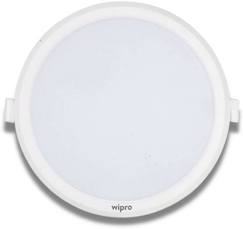 Wipro 6 Watt Iris Neo Nextgen, 4000K Recessed Slim LED Downlighter ...