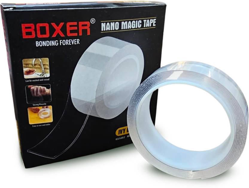 Flipkart.com | Boxer Double Side Adhesive Silicon Tape Adhesive 1mm x 2 ...
