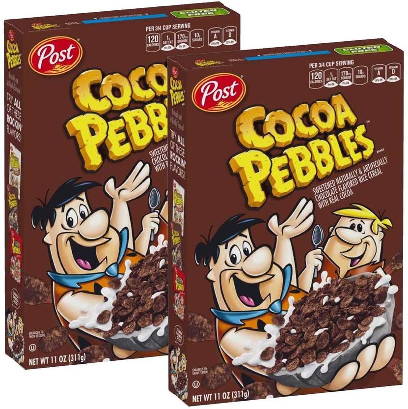 Decadent Foods Post Cocoa Pebbles Chocolate Flavoured Rice Cereal With ...