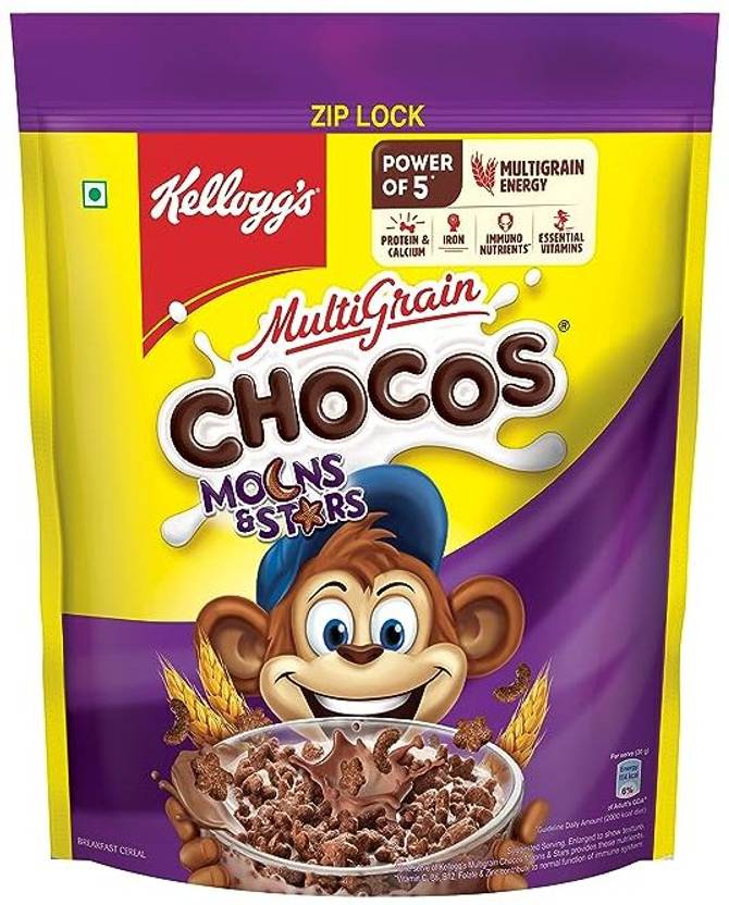 Kellogg's by NA Multigrain Chocos Moons Stars Box Price in India - Buy ...