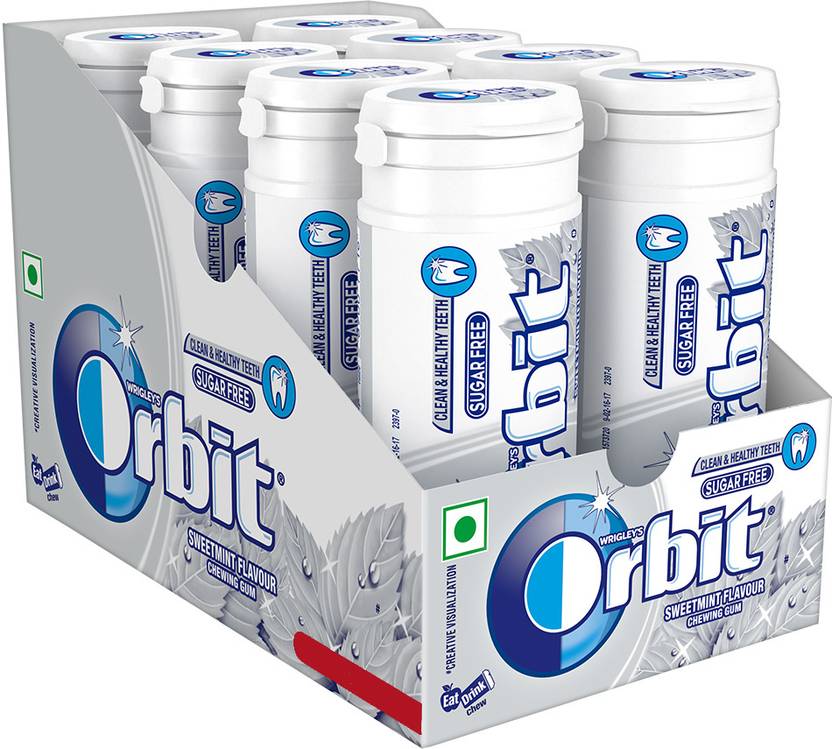 ORBIT Sweetmint Sugar Free Chewing Gum | Pocket-Friendly & Easy to ...