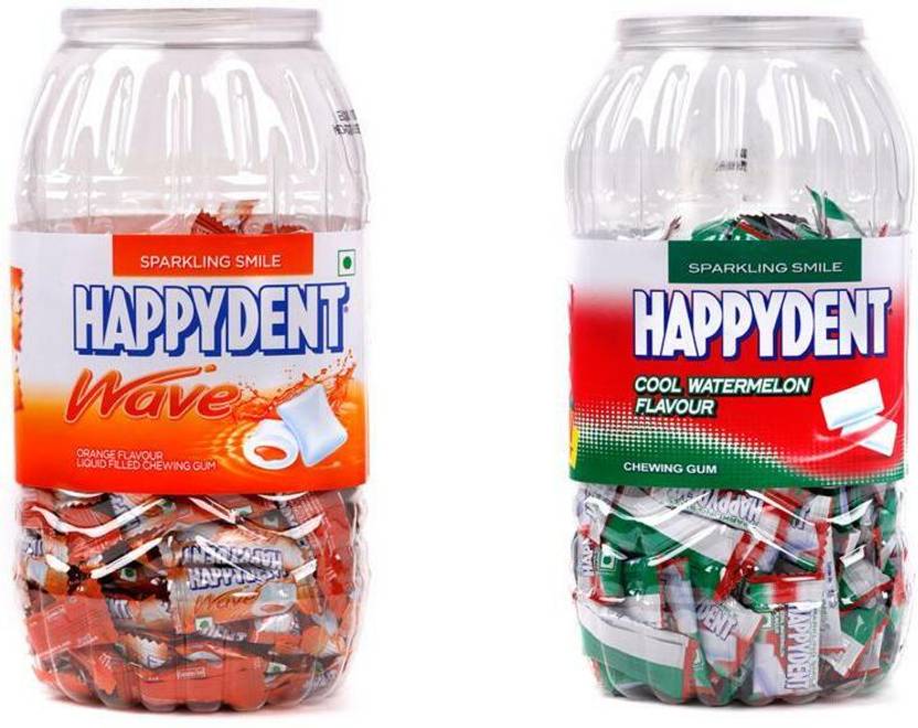 Happydent Wave Watermelon And Orange Pack Of 2 Flavor Chewing Gum Price