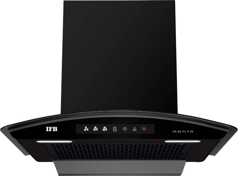 IFB Cooker Hood CS AC FL P 60 Auto Clean Wall Mounted Black 1100 CMH ...