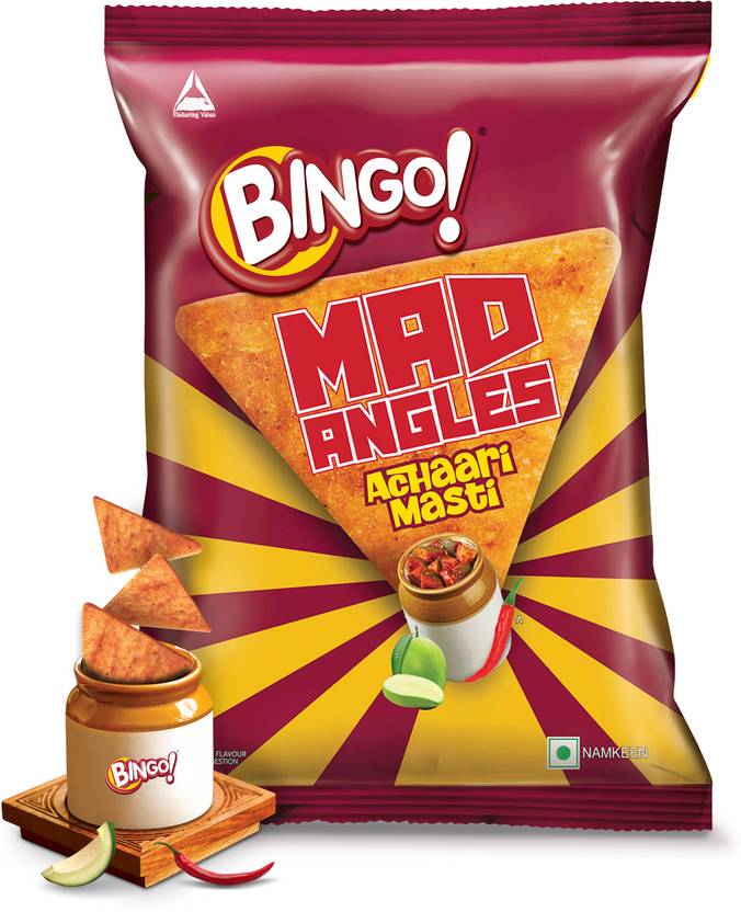 Bingo Mad Angles Achaari Masti Chips Price in India - Buy Bingo Mad ...