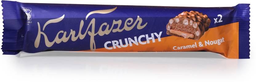 Karl Fazer Caramel and Nougat Crunchy Bar 55gm Bars Price in India ...