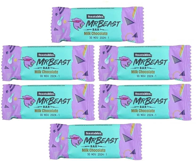 Mr Beast Feastables Delicious Creamy Mini Milk Chocolate Bar Bars Price ...