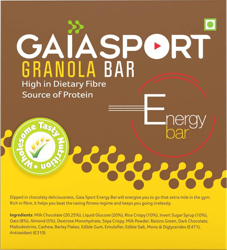 GAIA Sport Energy Granola Bar Bars Price in India - Buy GAIA Sport ...