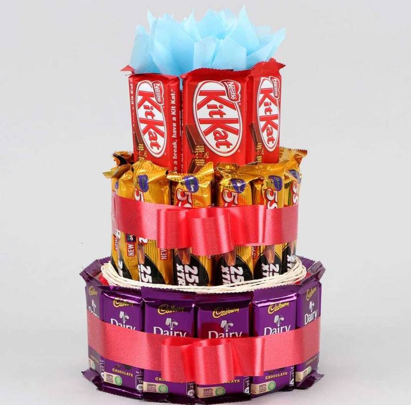 Cadbury Dairy Milk & 5 Star Chocolates & Kit Kat Gift Hamper Bars Price ...