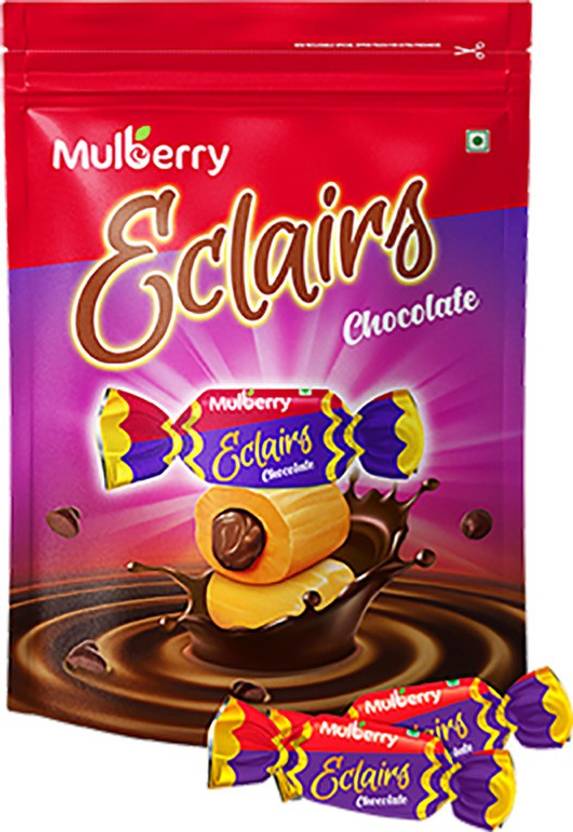 Mulberry foods Eclair Chocolate | Choco Eclairs Zipper Pouch Bites ...