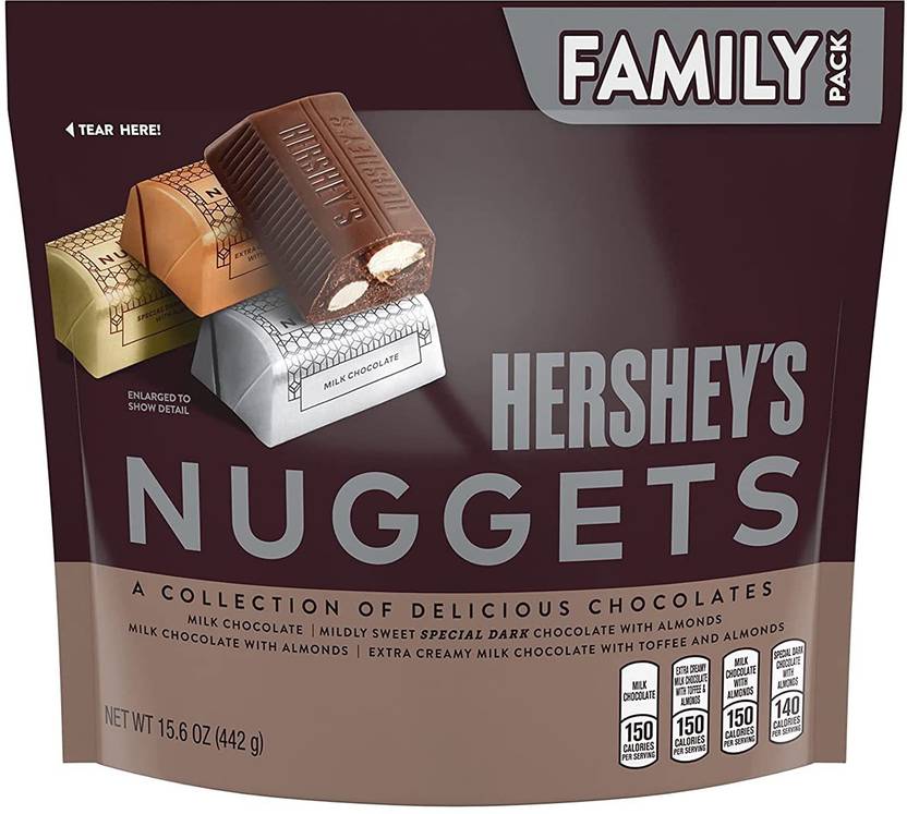 Hersheys Nuggets Assortment Chocolate Family Pack 442g Bars Price in ...