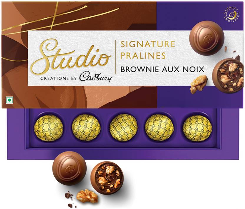 Cadbury Studio Signature Pralines Brownie Aux Noix Chocolate Gift Pack Truffles Price in India ...