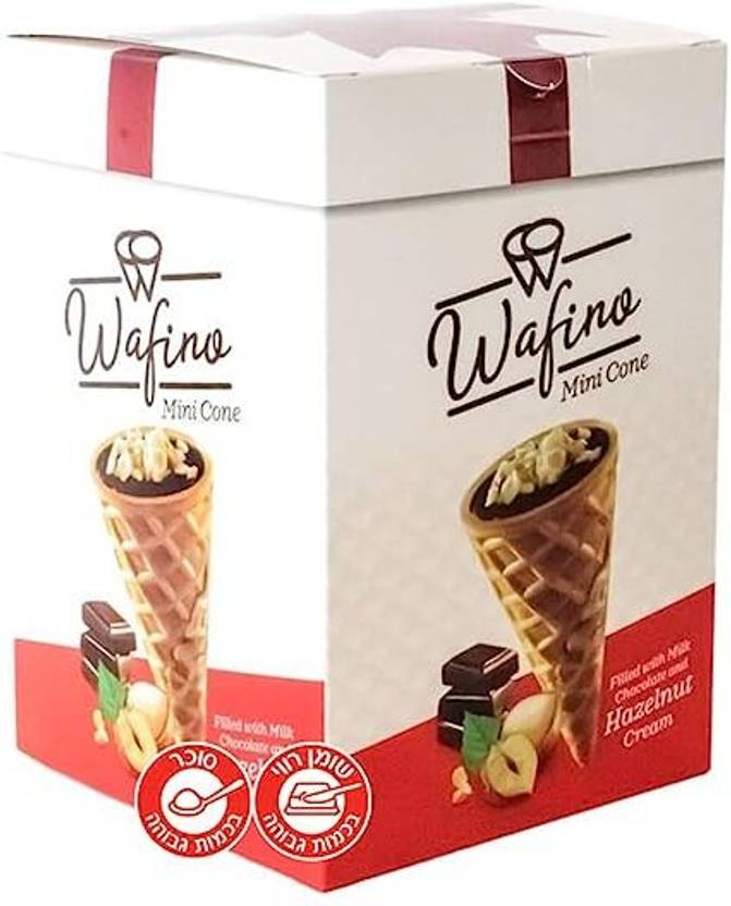 Wafino Mini Cone Filled With Caramel Cream Coverd With Smooth Milk ...