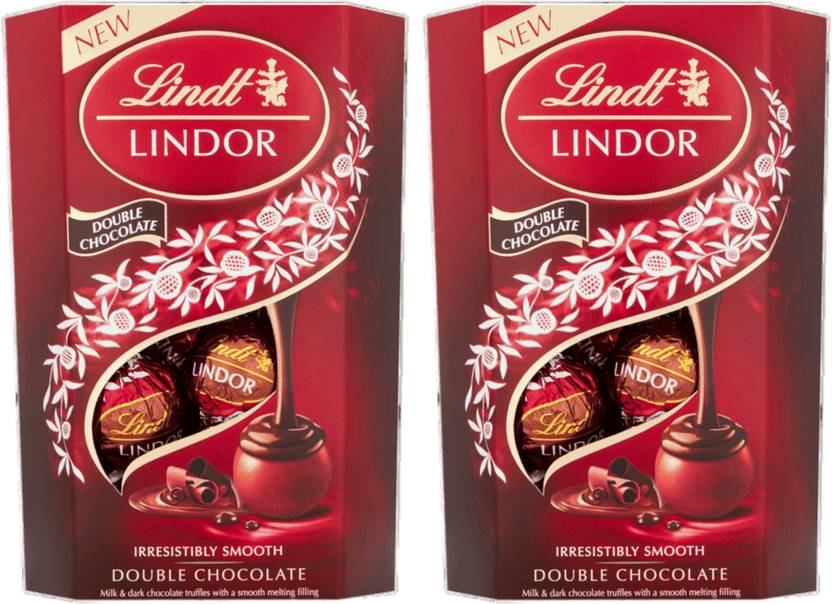 LINDT Lindor Double Chocolate Truffles Price in India - Buy LINDT ...