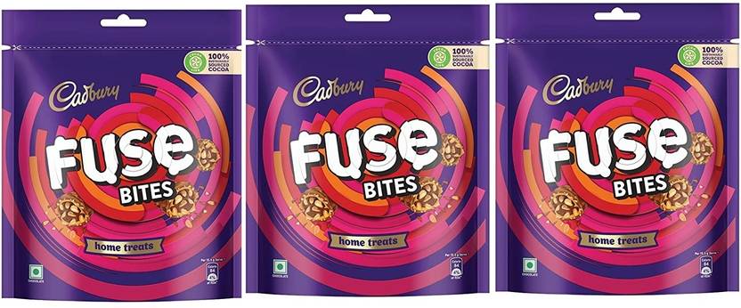 Cadbury Fuse Peanut & Caramel filled Chocolate Bars Price in India ...