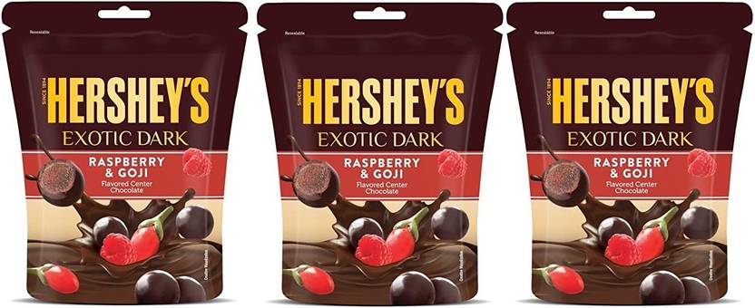 HERSHEY'S Exotic Dark Raspb Cerry & Goji Chocolate Bars Price in India ...