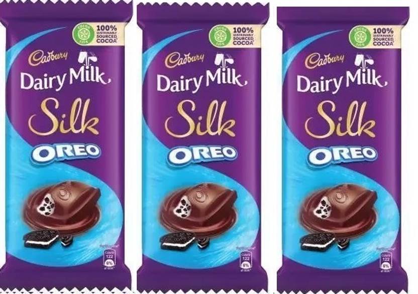 Cadbury Dairy Milk Silk Oreo Chocolate Bars 130 g pack of 3 Bars Price ...