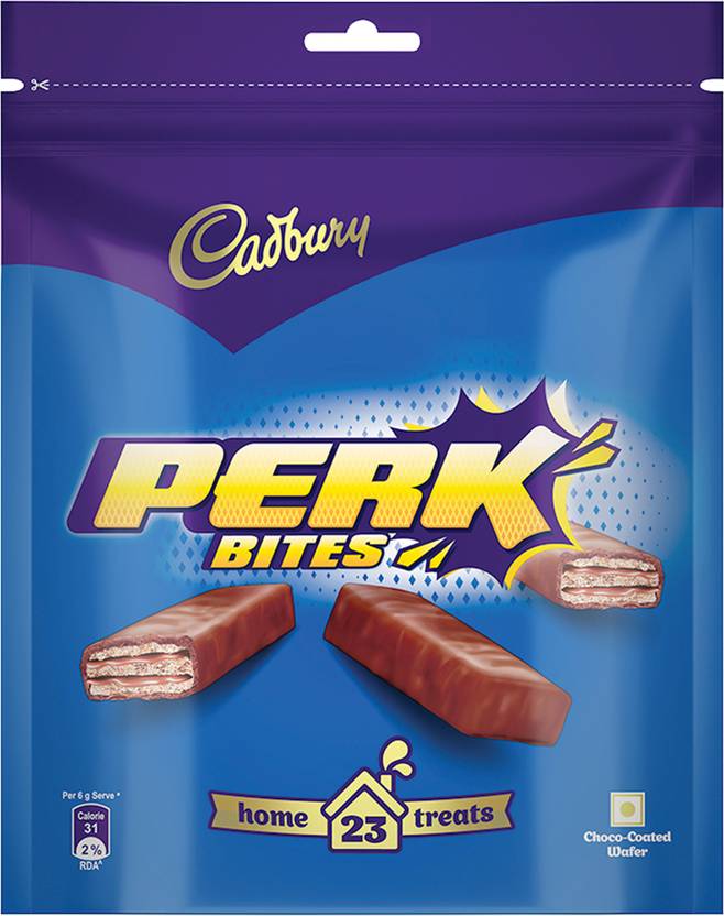 Cadbury Perk Chocolate coated wafer Home Treats Bars Price in India ...