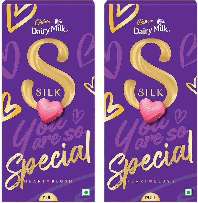 Cadbury Dairy Milk Silk Heart Blush Valentine's Gift Pack Chocolate ...