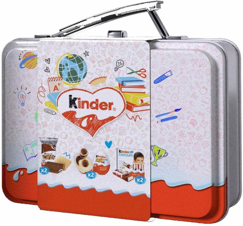 Kinder Mix Tin Lunch Box Collection of Includes Variety Cards, Joy ...