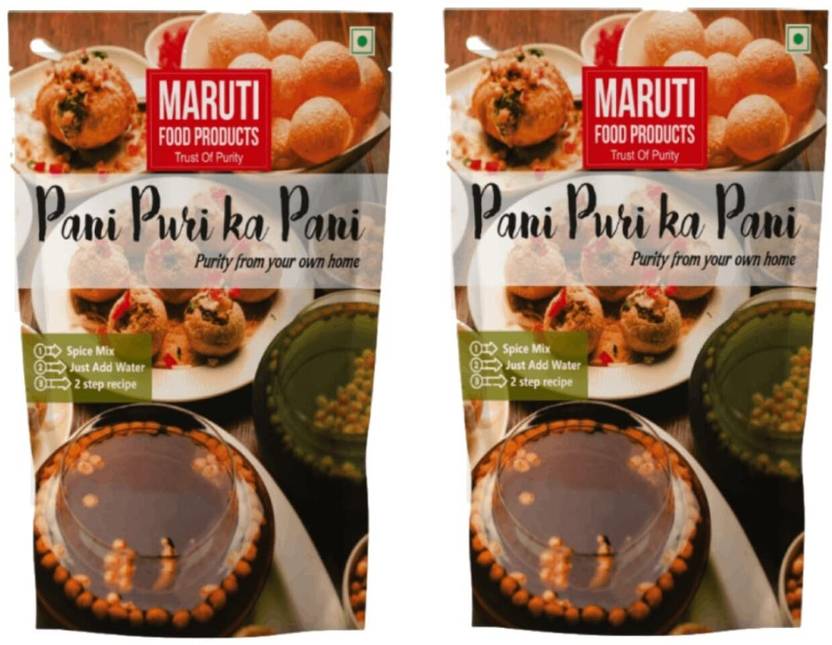 Maruti Food Products Pani Puri Pani Paste Pack of 2 Chutney Paste Price ...