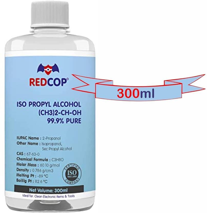 REDCOP Isopropyl 99.9% Pure Rubbing Alcohol [(CH3)2-CH-OH] for ...