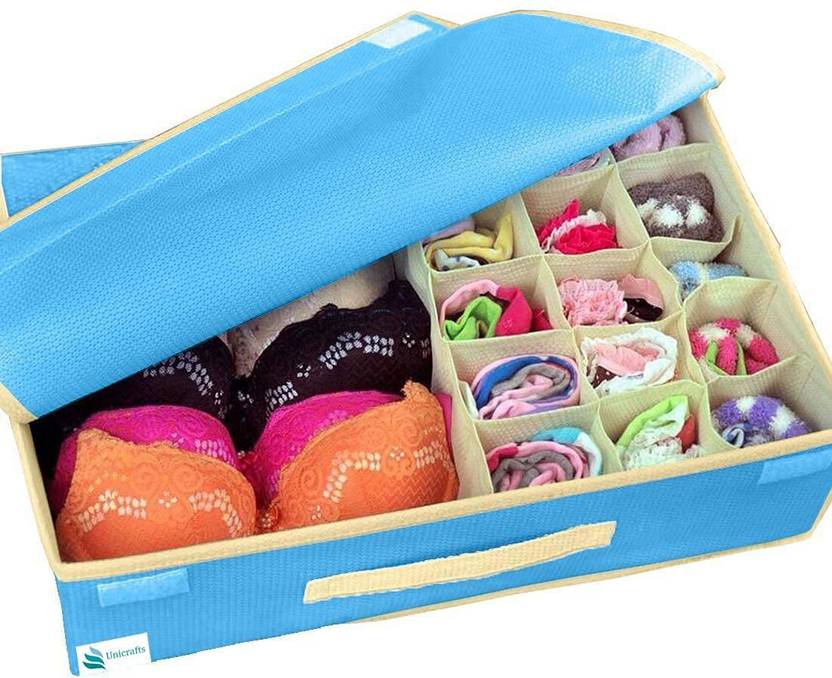 GIANT IMPEX 15+1 Multi Compartment Cell Foldable Storage Box Closet ...