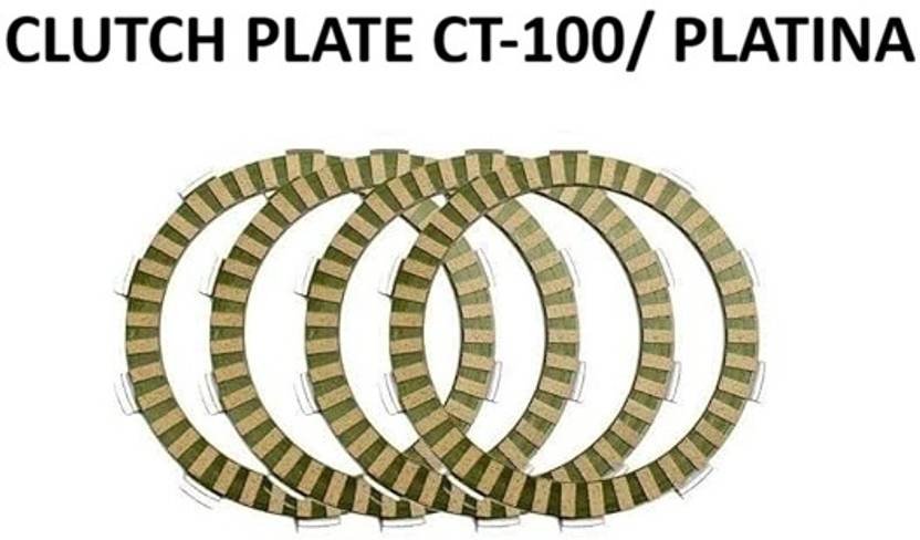 ecraftmart Bike Clutch Plate Kit for CT-100/ P-LATINA Clutch Plate ...