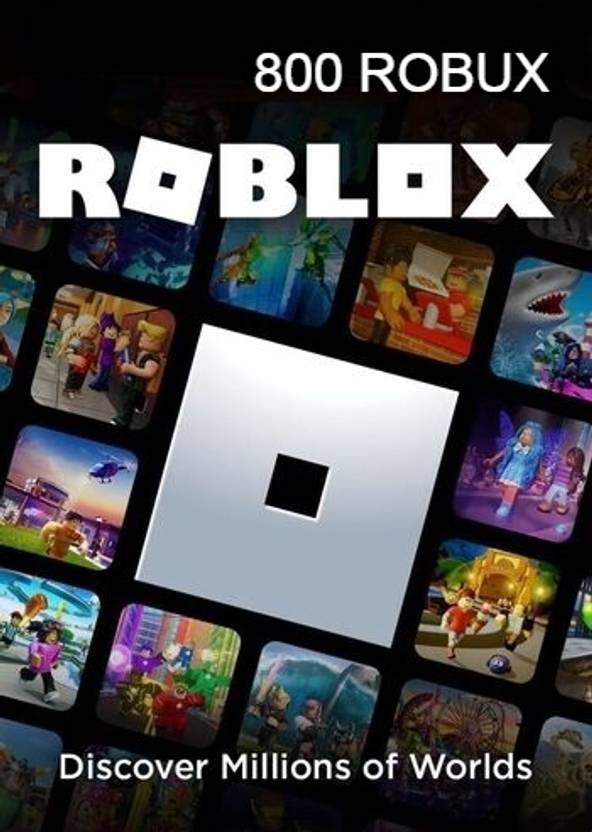 Roblox Gift Card : 800 Robux code only with Game Add-On Price in India ...