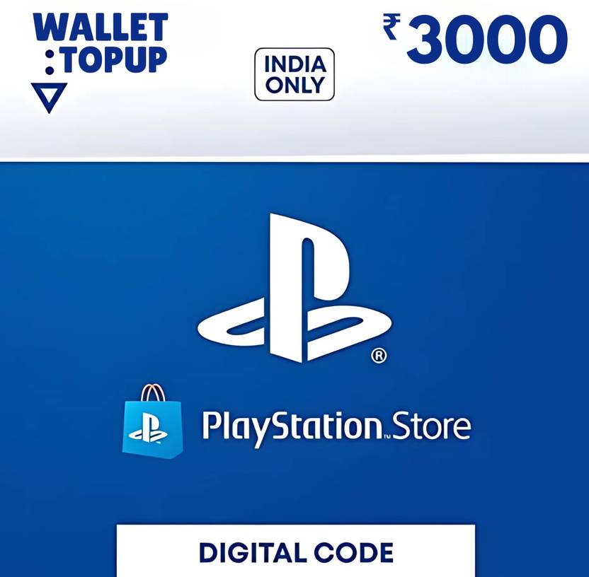 PSN Gift card 3000 Code Limited Edition with Game and In Game Credit ...
