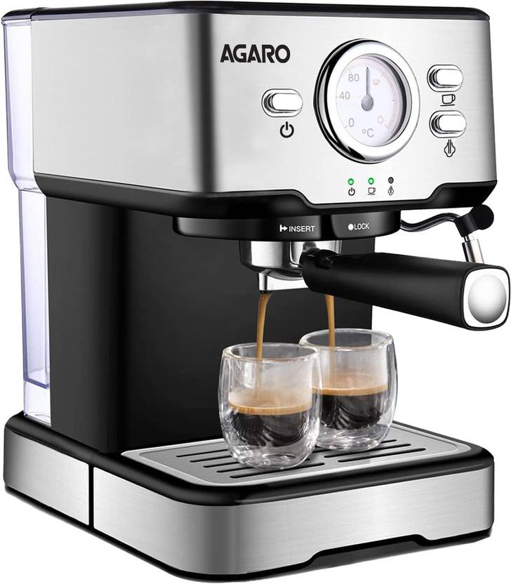 AGARO Imperial Espresso Coffee Maker, Coffee Machine, 15 Bars, 6 Cups ...
