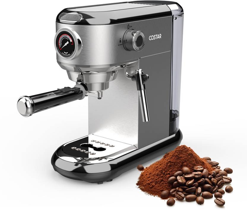 कॉस्टर 20 Bar Espresso Coffee Machine with Steam Wand for Latte ...