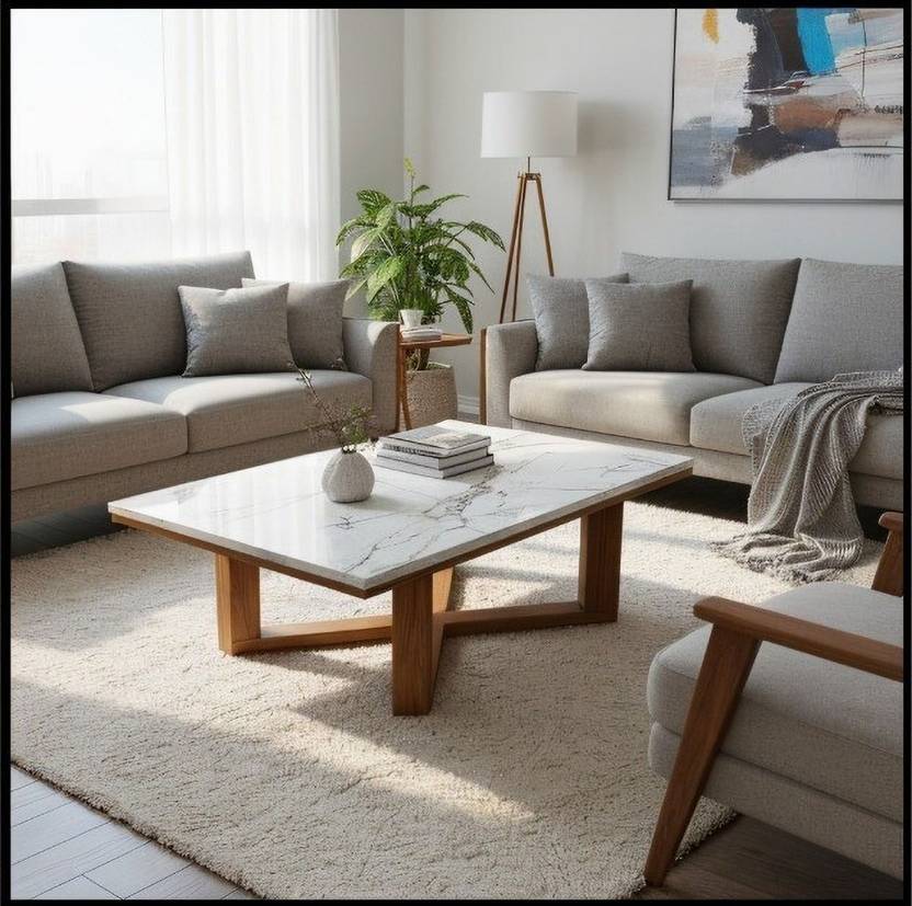 Luxeco Homes Stone Coffee Table Price in India - Buy Luxeco Homes Stone ...