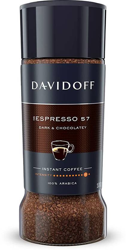 Davidoff Café Espresso 57 Intense Instant Ground Coffee Jar, 100 g ...
