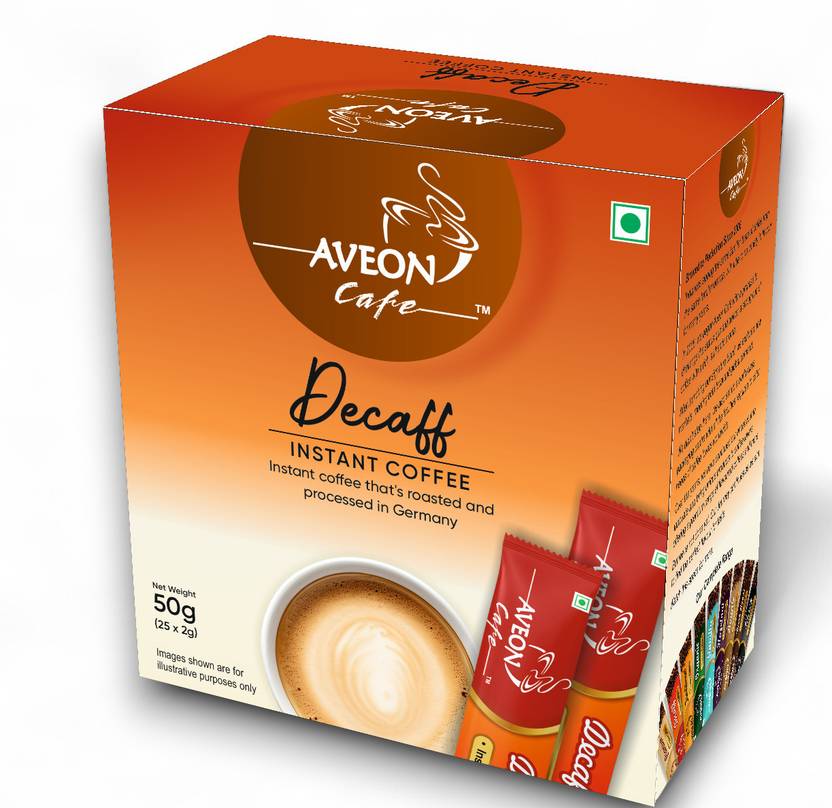 AVEON Cafe Decaf Sachet-25 Instant Coffee Price in India - Buy AVEON ...