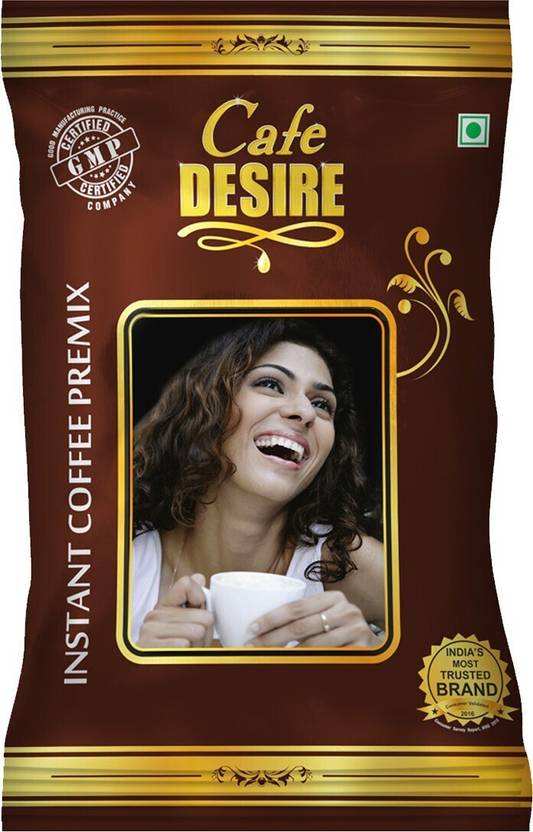 CAFE DESIRE Instant Coffee Premix (1 kg) | Milk not required | GMP ...